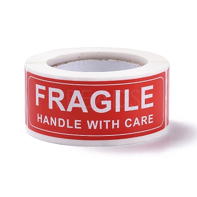 Self-Adhesive Paper Warning Tag Stickers - Lbeads.com
