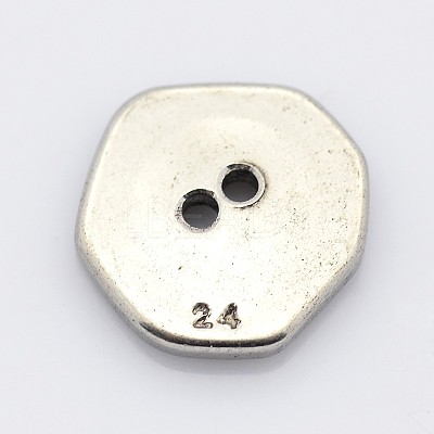 Tarnish Resistant 201 Stainless Steel Personalized Flat Round Slice ...
