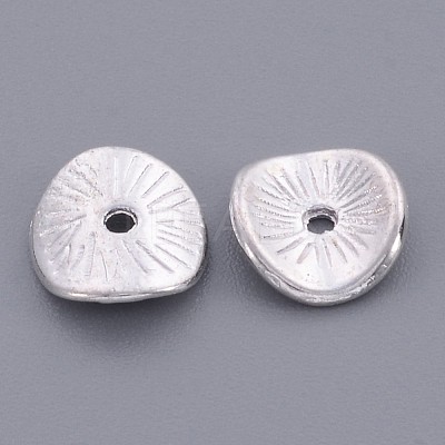 Alloy Wavy Spacer Beads - Lbeads.com